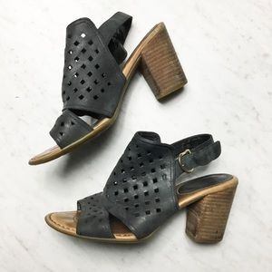 Born | Shoes | Born Havana Block Heel Leather Sandal | Poshmark
